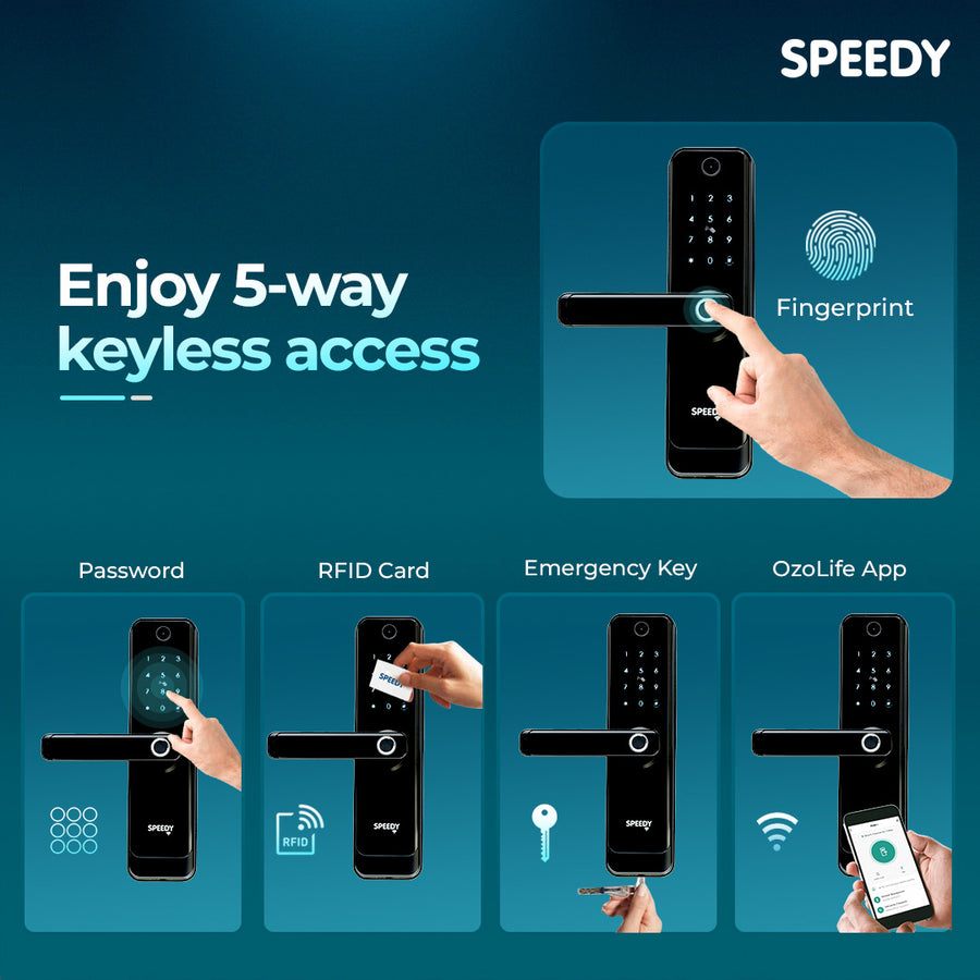 Buy Smart Digital Locks | Biometric Fingerprint Door Locks Online - Speedy